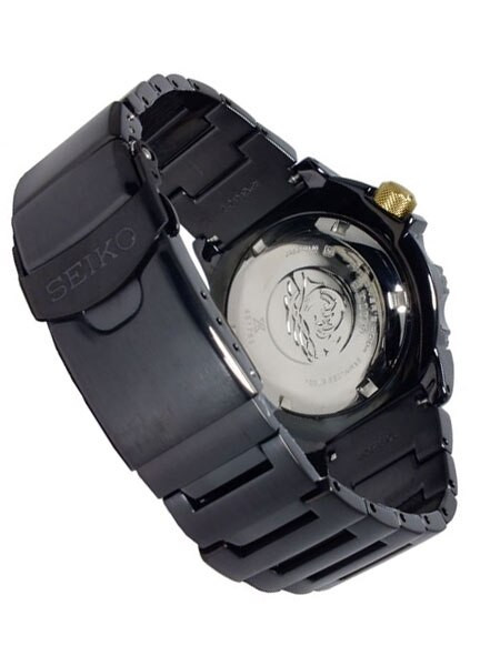 Seiko Prospex Monster with 24-Jewel Automatic Movement and Black ion ...