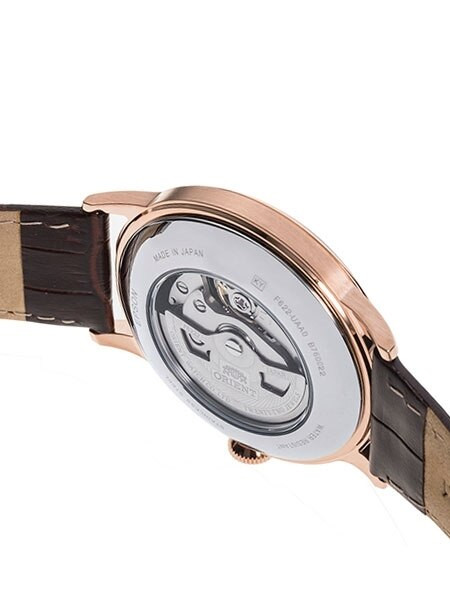 Orient Bambino Small Seconds Automatic Watch with White Dial and Rose ...