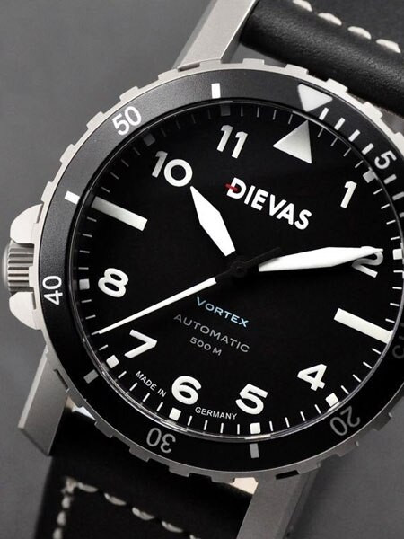 DIEVAS German Made Vortex Tactical Watch 500 Meter Water Resistant
