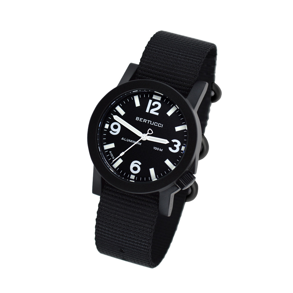 Bertucci Experior Anodized Aluminum Unibody Watch with a Nylon Strap #16500