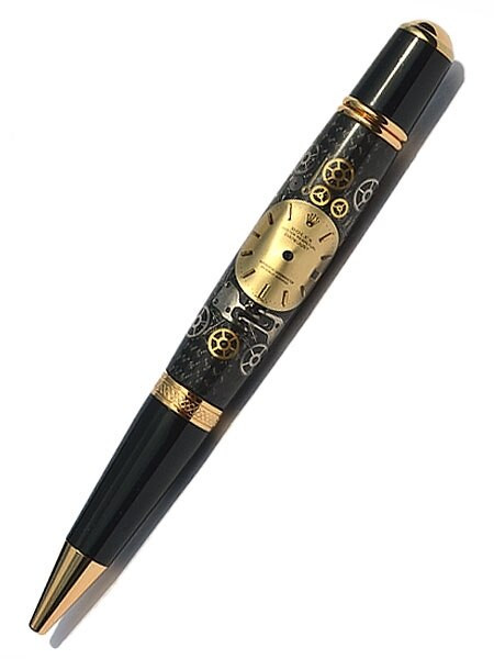 Artisan Crafted Watch Parts Pen featuring a Rolex Dial #WPP101BP