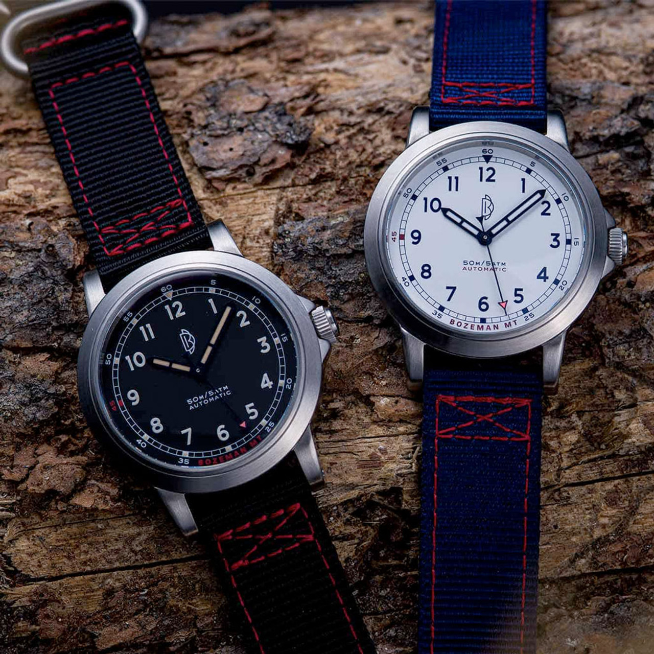 Dave Berghold DB Model 2 Field Watch with White Dial #DB-Field-White Dave Berghold DB Model 2 Field Watch with White Dial #DB-Field-White