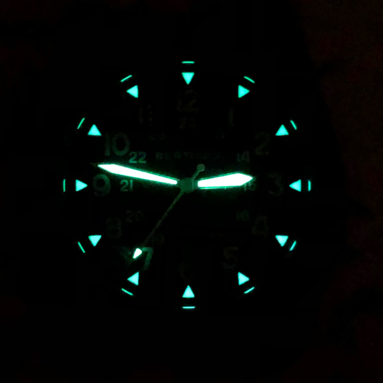 Bertucci A-3PS Solar Field Watch with Black Nylon Strap #13800