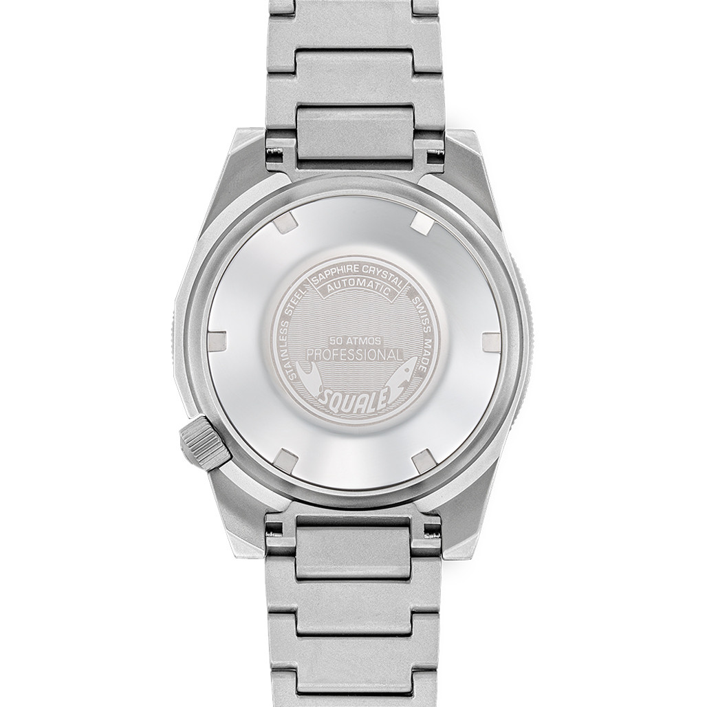 Squale Militaire 50 Atmos Swiss Dive Watch with Blasted Case #1521MILBL ...