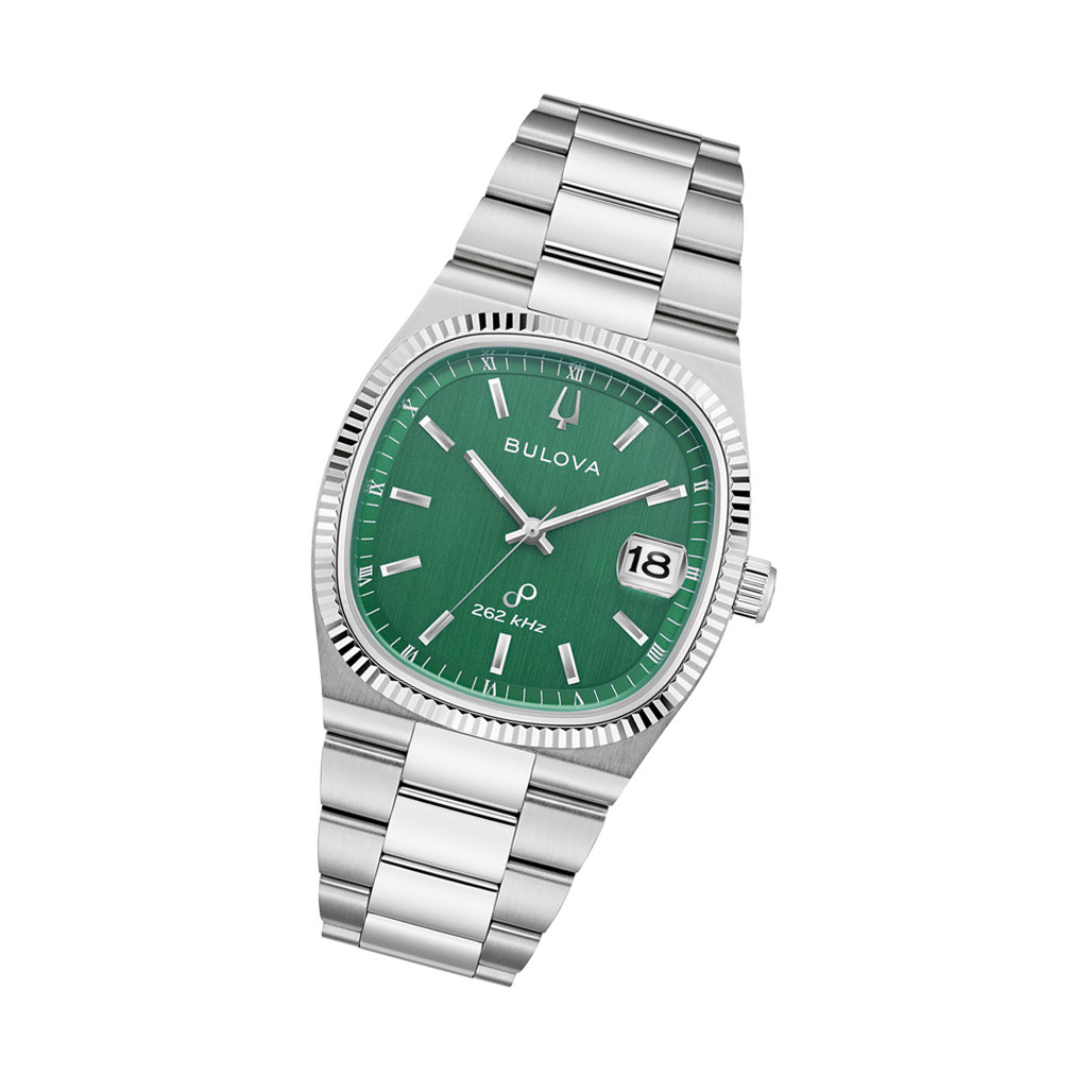 Bulova Super Seville Day Watch with Green Dial #96B439
