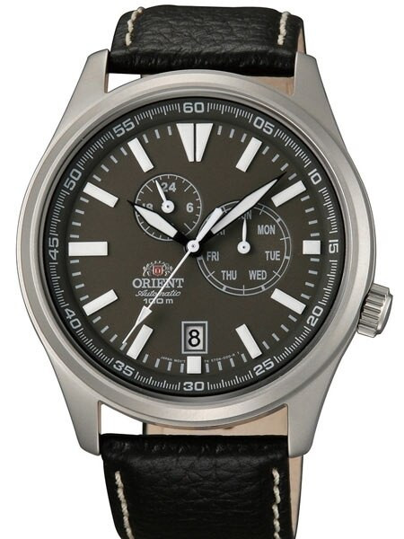 Orient 21-Jewel Automatic Field Watch with 24-Hour Sub-Dial #ET0N002K