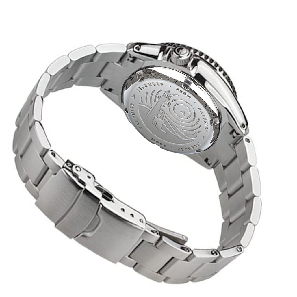 Islander 38mm Automatic Dive Watch with AR sapphire crystal, all solid ...