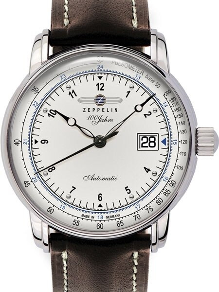 Graf Zeppelin Swiss ETA 2826-2, 25-Jewel Automatic, Big Date Watch #7664-1