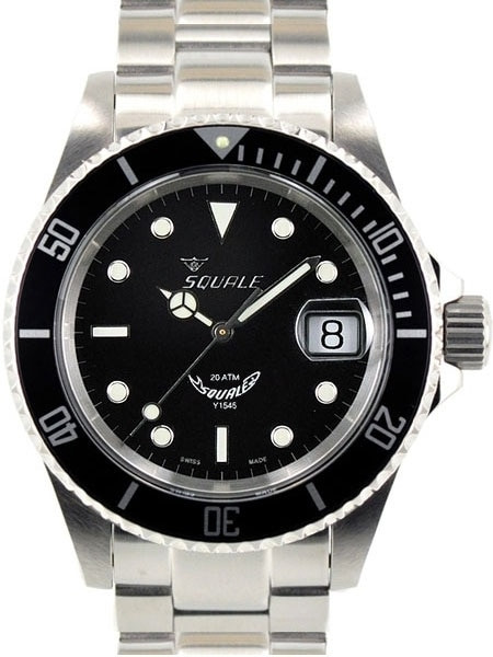 Squale 200 meter Classic Swiss Automatic Dive watch with Sapphire ...