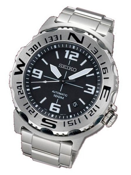 Seiko Superior Compass Bezel Automatic Field Monster Watch #SRP441