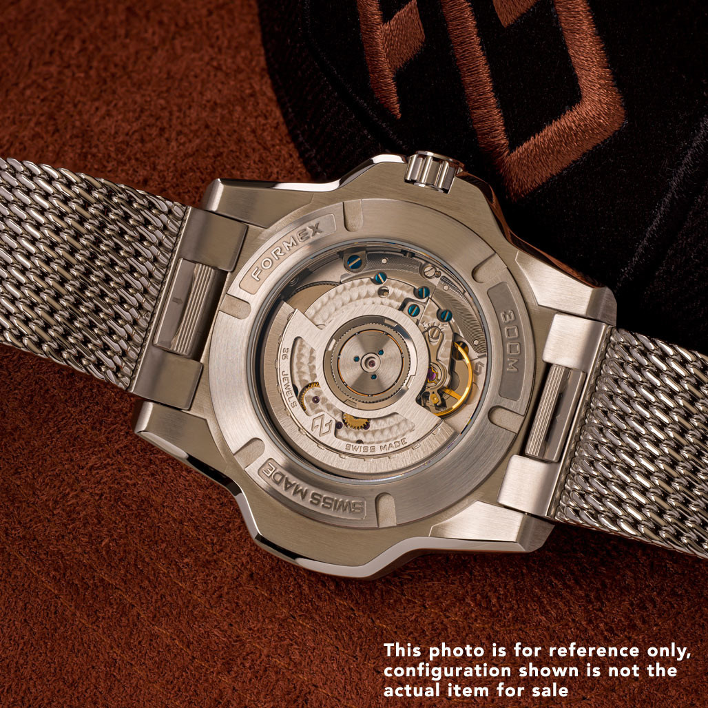 Formex REEF GMT Chronometer Dive Watch with Black Dial and Black ...