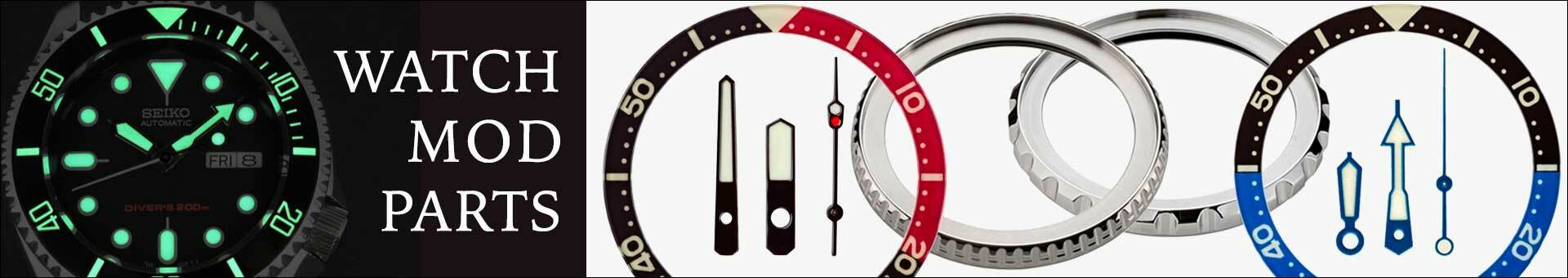 Watch Parts for modding popular Seiko and Orient Watches | Island Watch