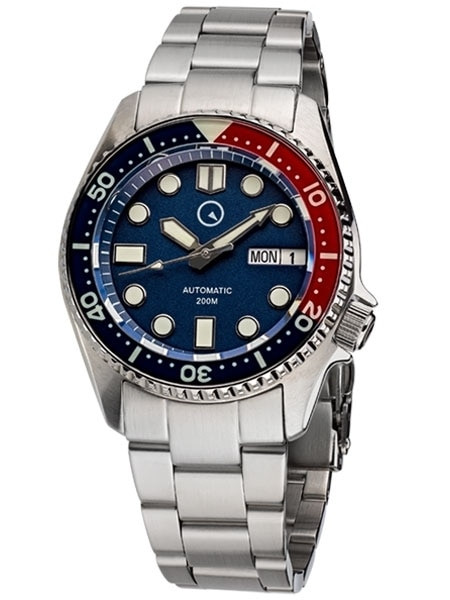 Islander 38mm Automatic Dive Watch with AR sapphire crystal, all solid ...