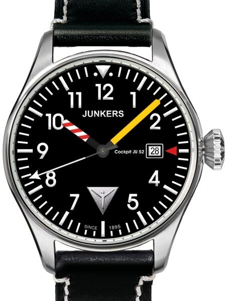 Junkers Cockpit JU52 Series Pilot Watch with Aviator Instrument Hands ...