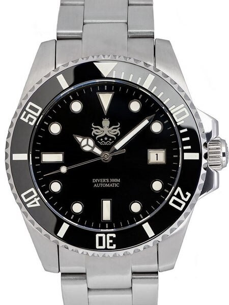 Phoibos 300 meter Automatic Dive Watch with an Anti-Reflective Sapphire ...