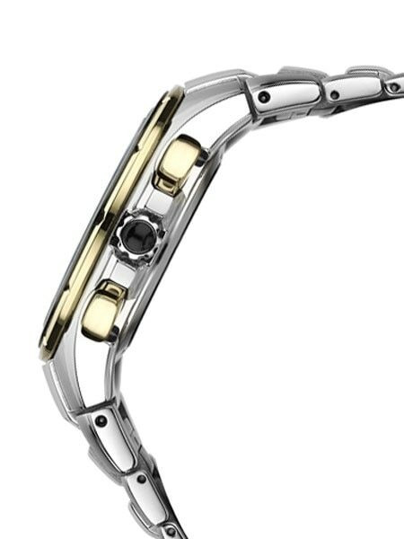 Seiko Coutura Radio Sync Solar Chronograph Two-Tone Mens Watch #SSG022