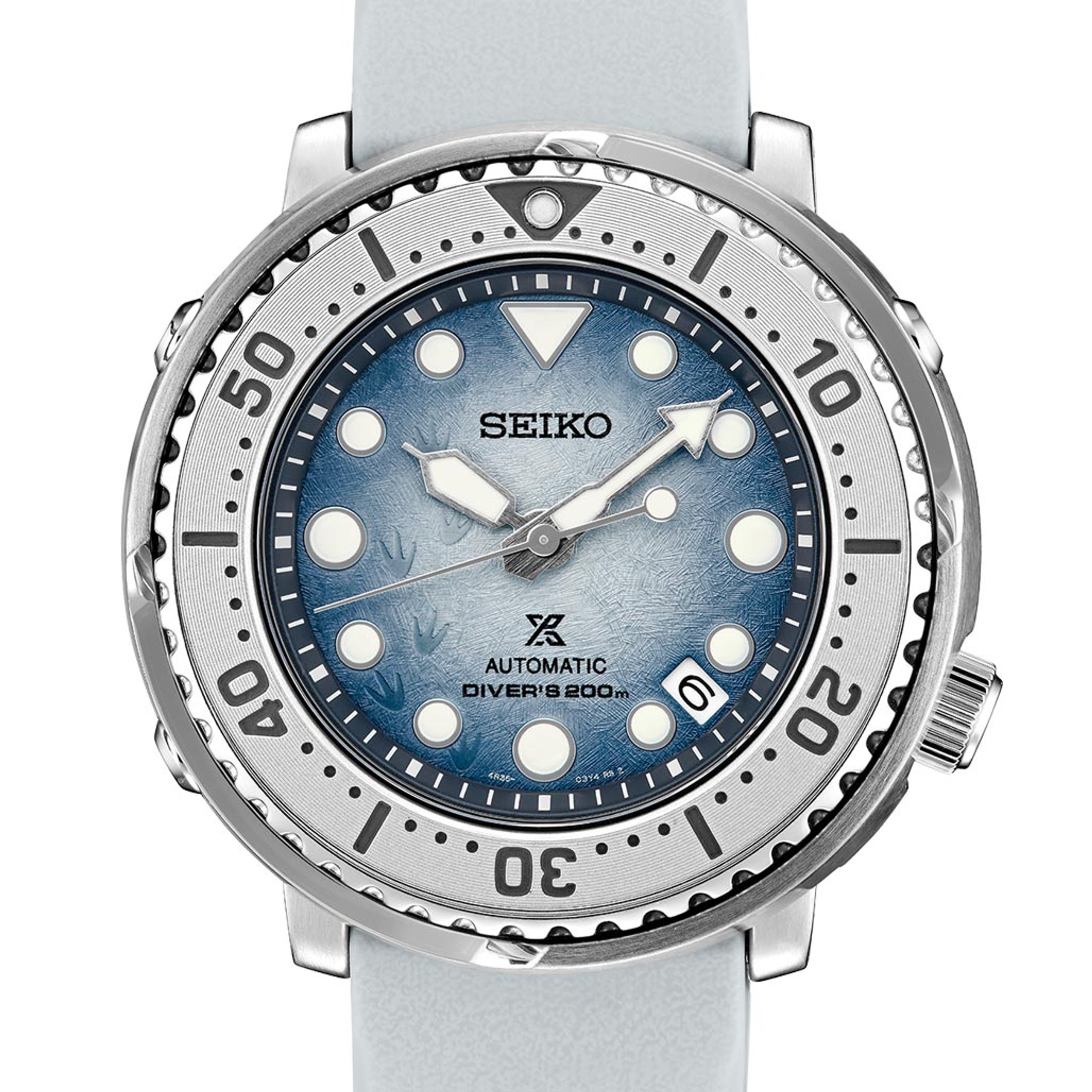 Seiko Prospex Save The Ocean, Special Edition Baby Tuna "Antarctica" Dive Watch #SRPG59