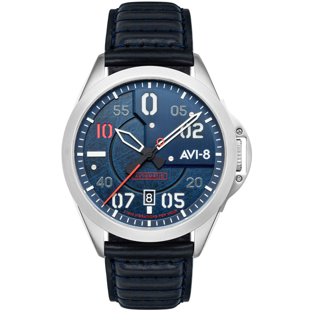 AVI-8 P-51 Mustang Hitchcock, Automatic Pilot Watch with AR Sapphire ...