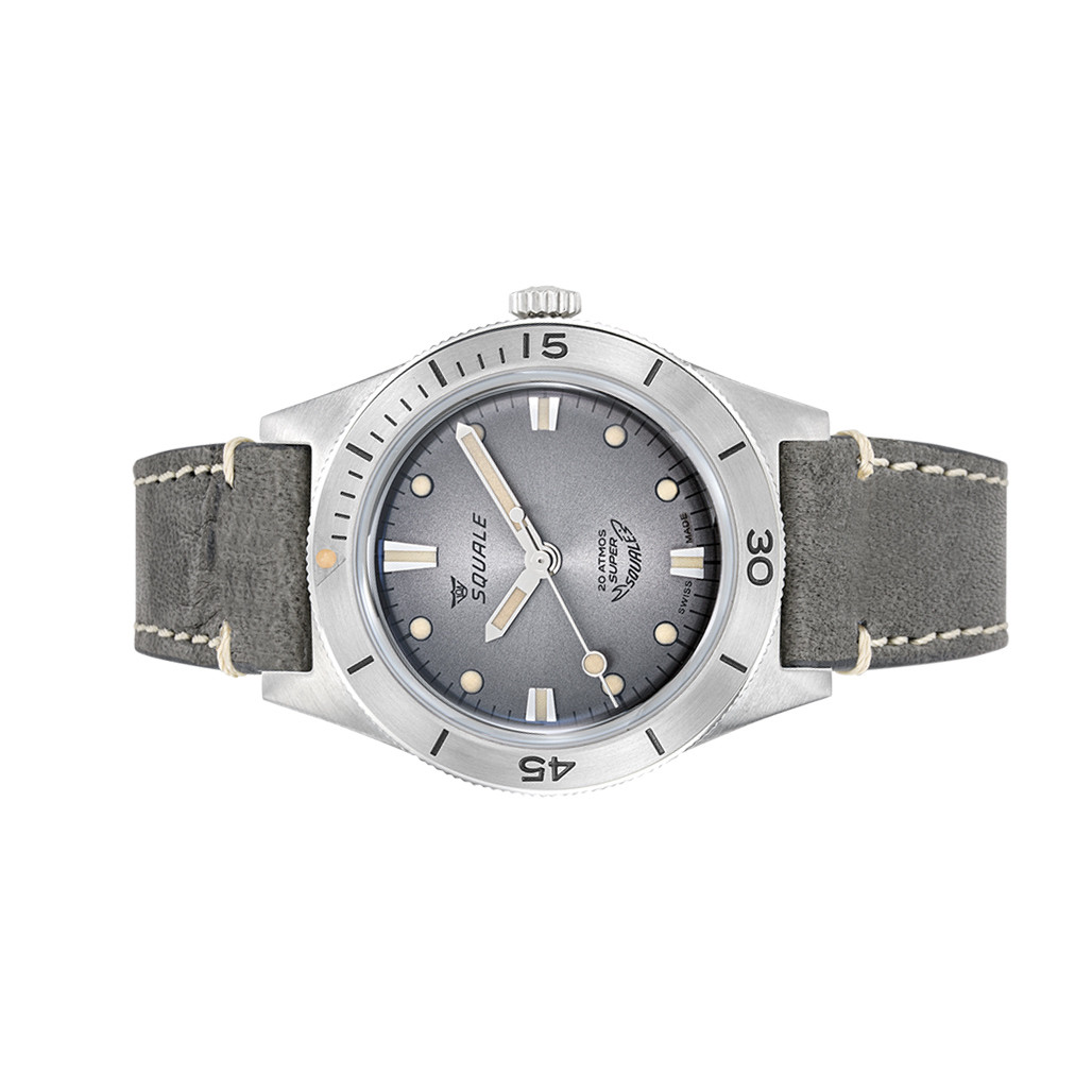 Squale "Super-Squale" Swiss Automatic Skin Diver with Radiant Grey Dial ...