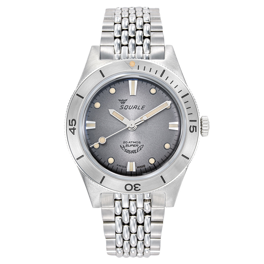 Squale "Super-Squale" Swiss Automatic Skin Diver with Radiant Grey Dial ...