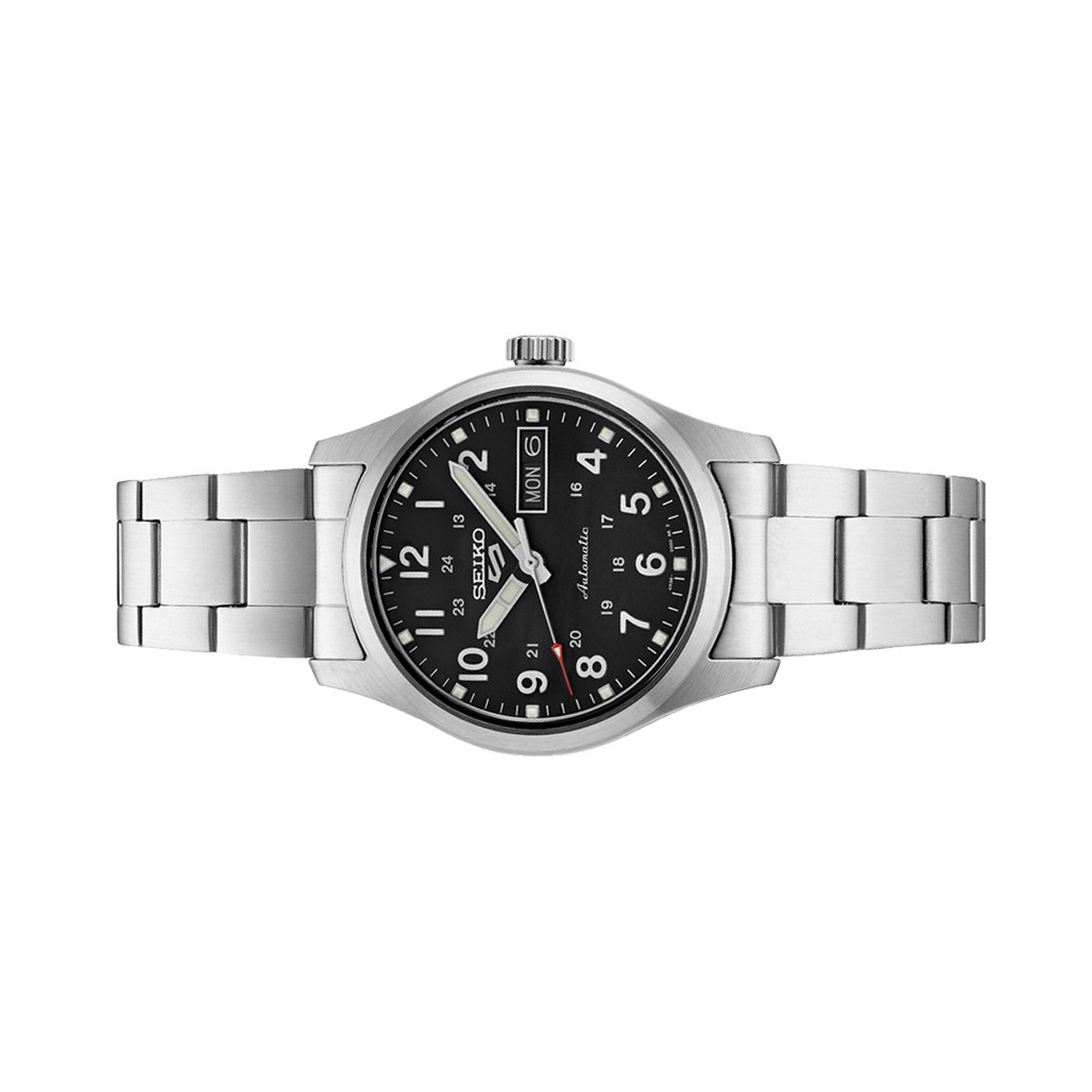 Seiko 5 Sports Automatic 36mm Watch with Black Dial #SRPJ81