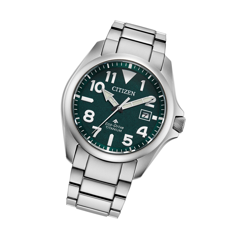 Citizen Promaster Tough Super Titanium Solar Watch with Green Dial # ...