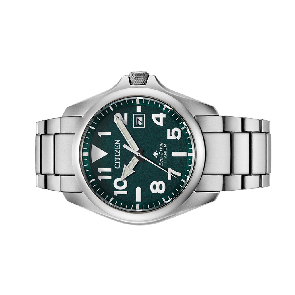 Citizen Promaster Tough Super Titanium Solar Watch with Green Dial # ...