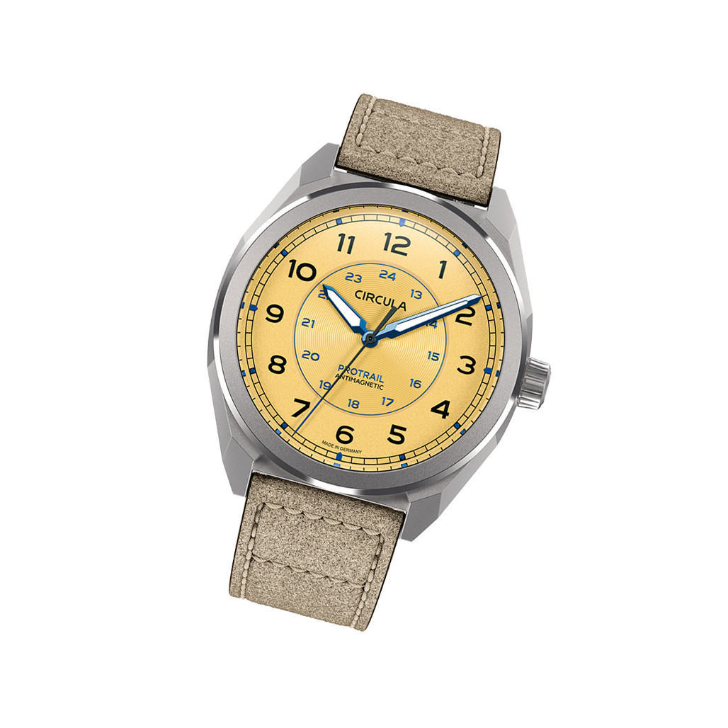 Circula ProTrail Automatic Field Watch with Sand Dial #PE-SS-DD