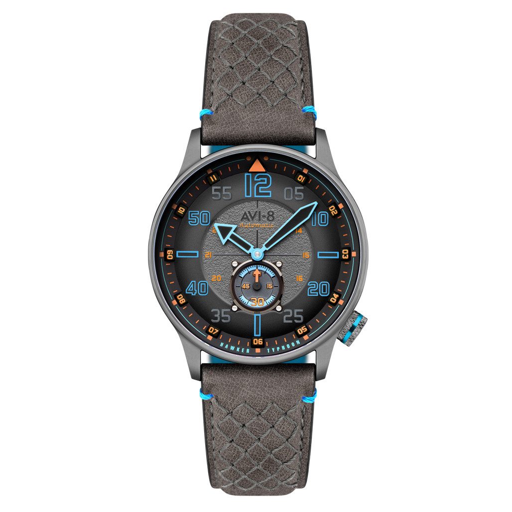AVI-8 Hawker Typhoon Baldwin Automatic Iron Blue Dial #AV-4119-03