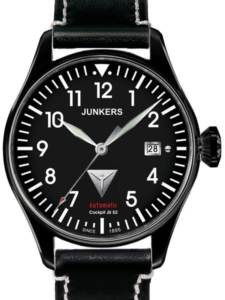 Junkers Cockpit JU52 Series 21-Jewel Automatic Watch #6152-2