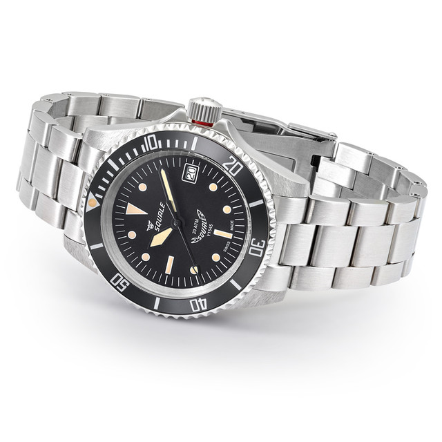 Squale 200 meter Swiss Automatic Dive watch with Domed Anti-Reflective ...