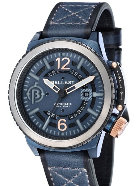 Ballast Trafalgar Automatic Watch with Crown Protector #BL-3133-08