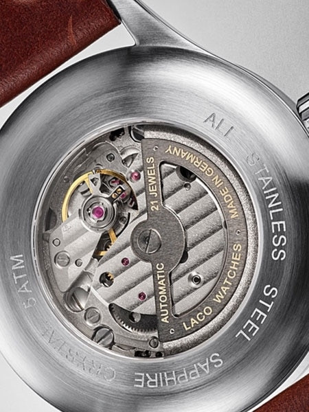 Laco Aachen Type B Dial Automatic Pilot Watch, New Sapphire Crystal #861690