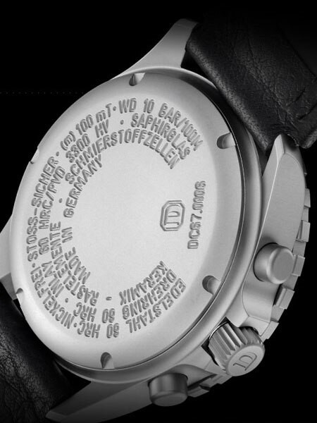 Damasko Chronograph Watch DC67 Swiss Valjoux 7750 with Rotating 12-hour ...