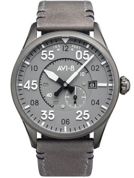AVI-8 Aviator Spitfire 300 Edition Pilot Watch with 21-Jewel Automatic ...