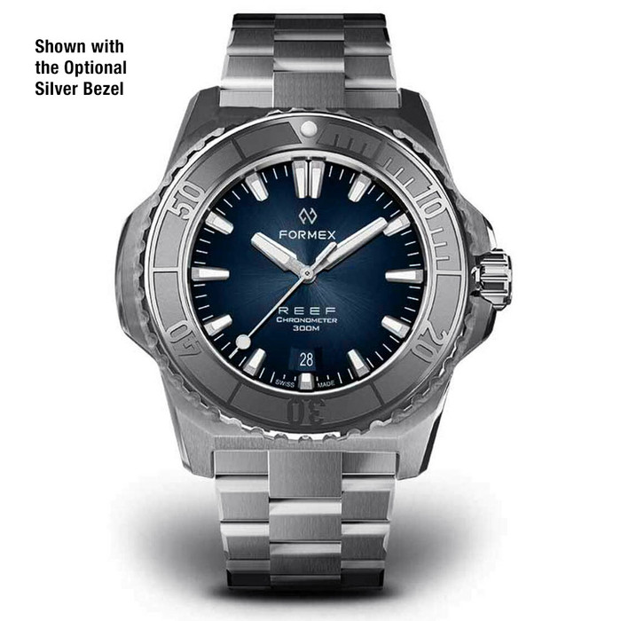 Formex REEF Swiss Automatic Chronometer Dive Watch with Sunburst Blue ...