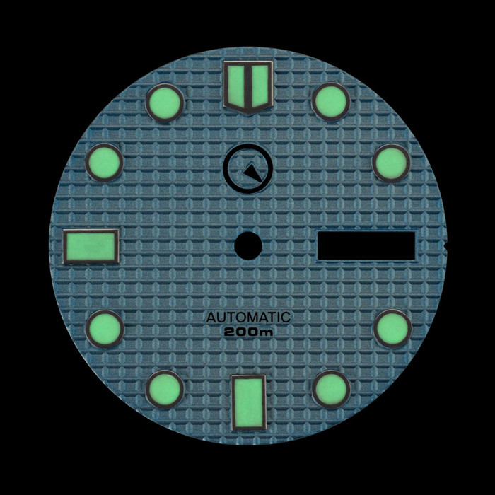 Light Blue Waffle Dial for Seiko 7S26, NH36, and 4R36 Automatic ...