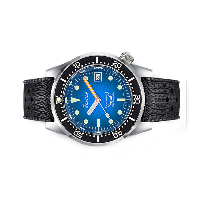 Squale 500 Meter Profondo Blue Ray Dive Watch with Ombre Dial #1521PROFD.HT