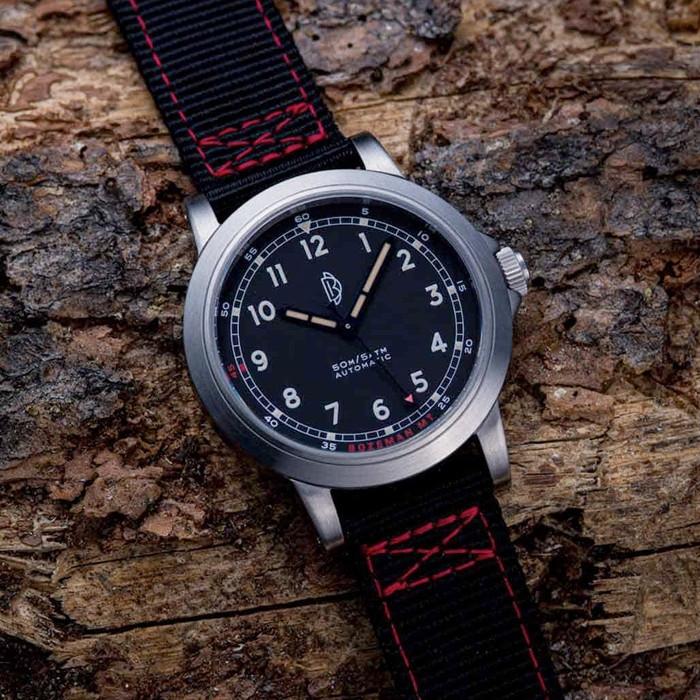 Dave Berghold DB Model 2 Field Watch with Black Dial #DB-Field-Black