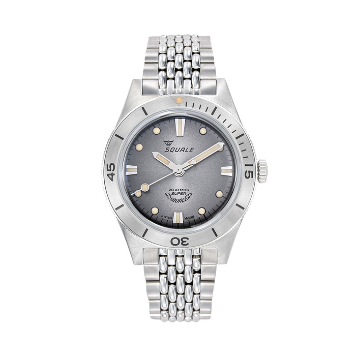 Squale "Super-Squale" Swiss Automatic Skin Diver with Radiant Grey Dial ...