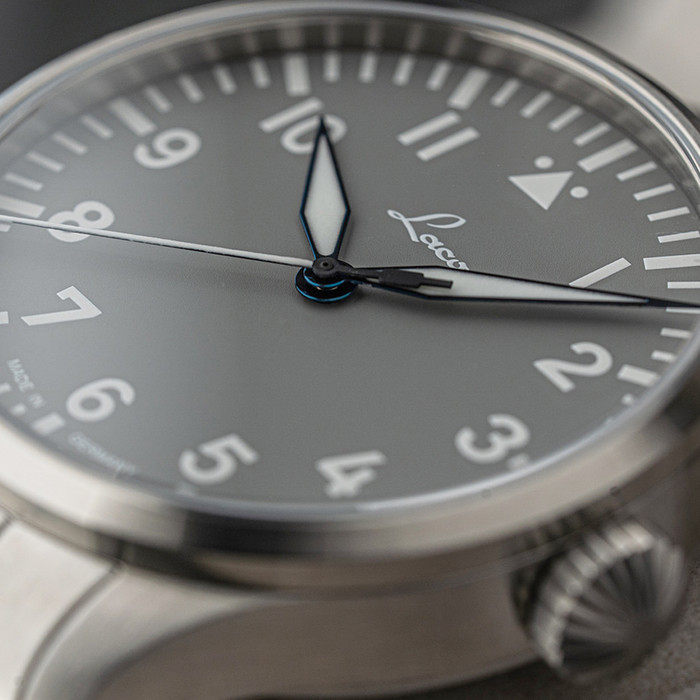 Laco Augsburg Gray 42 Type A Dial Automatic Pilot Watch with Sapphire ...