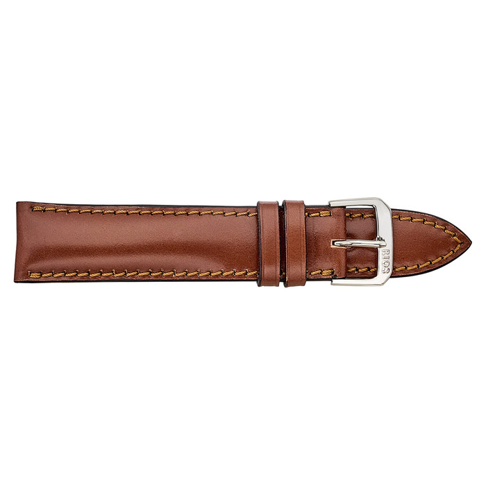 RIOS1931 CHICAGO Genuine Shell Cordovan Cognac Leather Watch Strap # ...