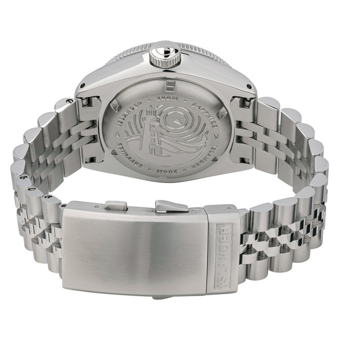 Islander Automatic GMT Dive Watch with Blue Waffle Dial #ISL-214