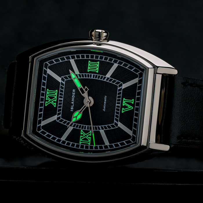 Islander Astoria Automatic Dress Watch with Ebony Black Dial #ISL-261