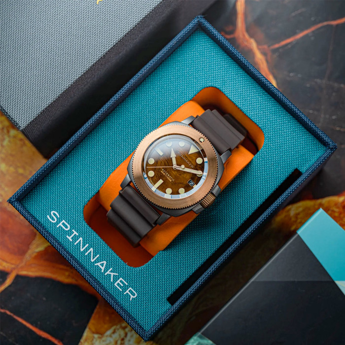 Spinnaker Hull Titanium Bronze Automatic - Lapidary Limited Edition ...