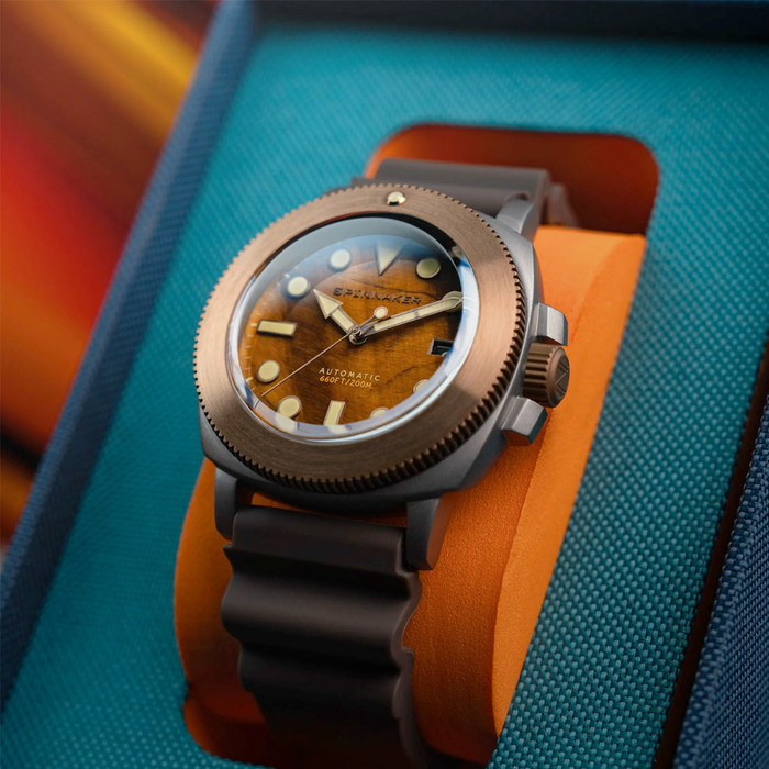 Spinnaker Hull Titanium Bronze Automatic - Lapidary Limited Edition ...
