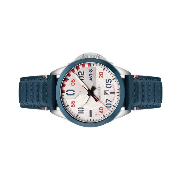 AVI-8 P-51 Mustang 85th Anniversary Steel Ascent Watch #AV-4146-01