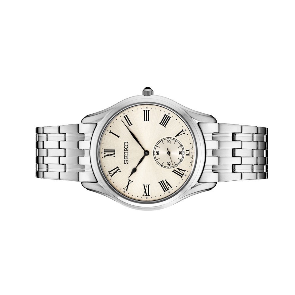 Seiko Essentials 39mm Dress Watch with Champagne Dial #SRK047