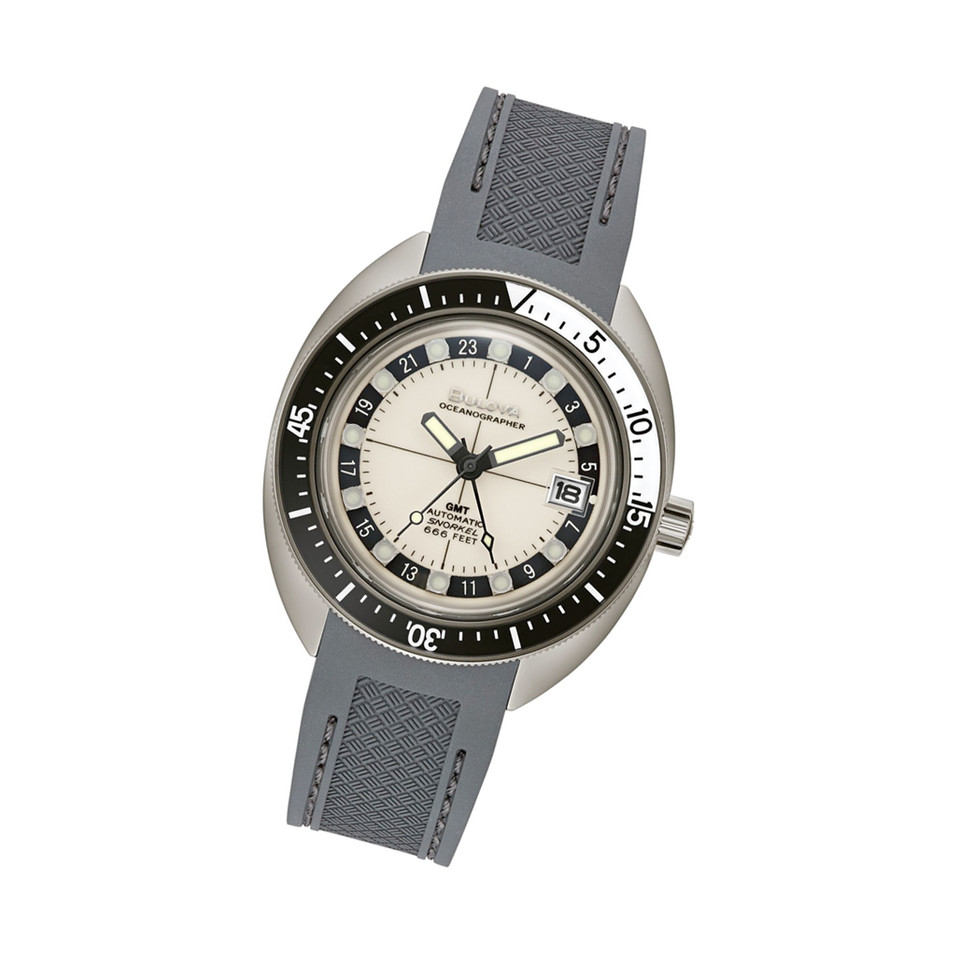 Bulova Oceanographer GMT Automatic Dive Watch with Full Lume Dial #98B407