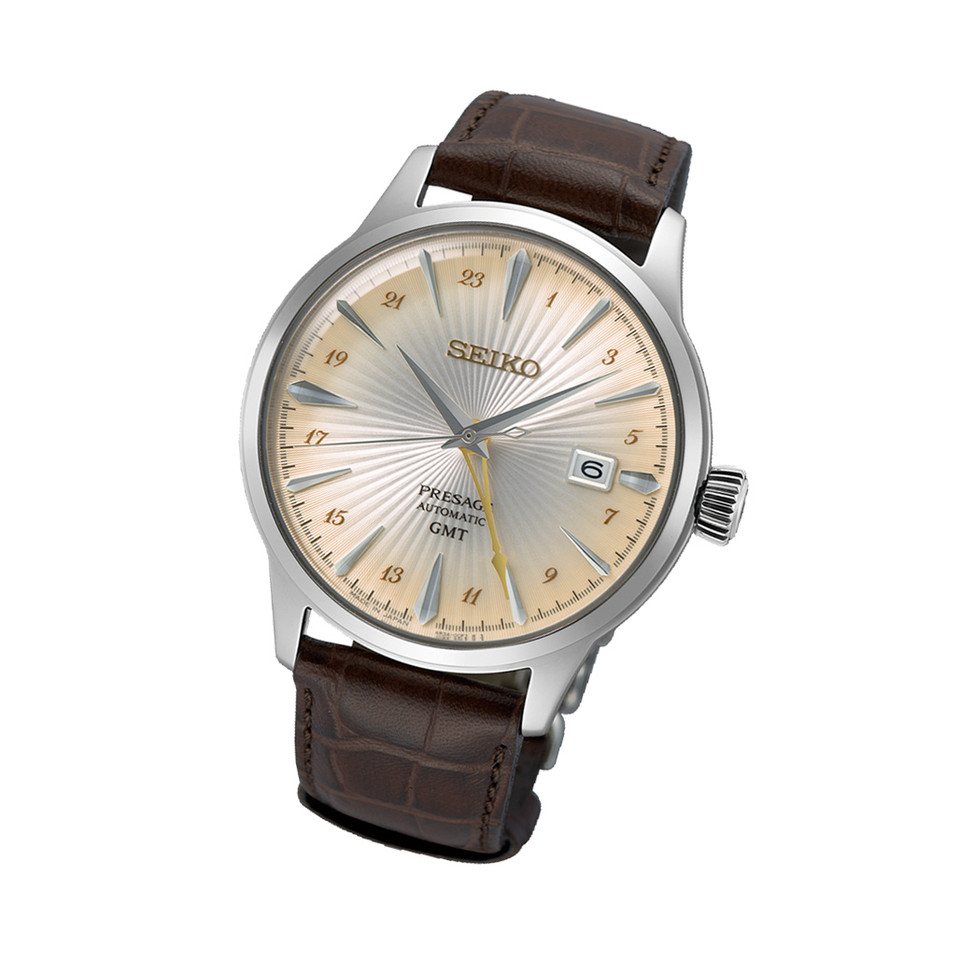 Seiko Presage Cocktail Time GMT with Ivory Dial #SSK041